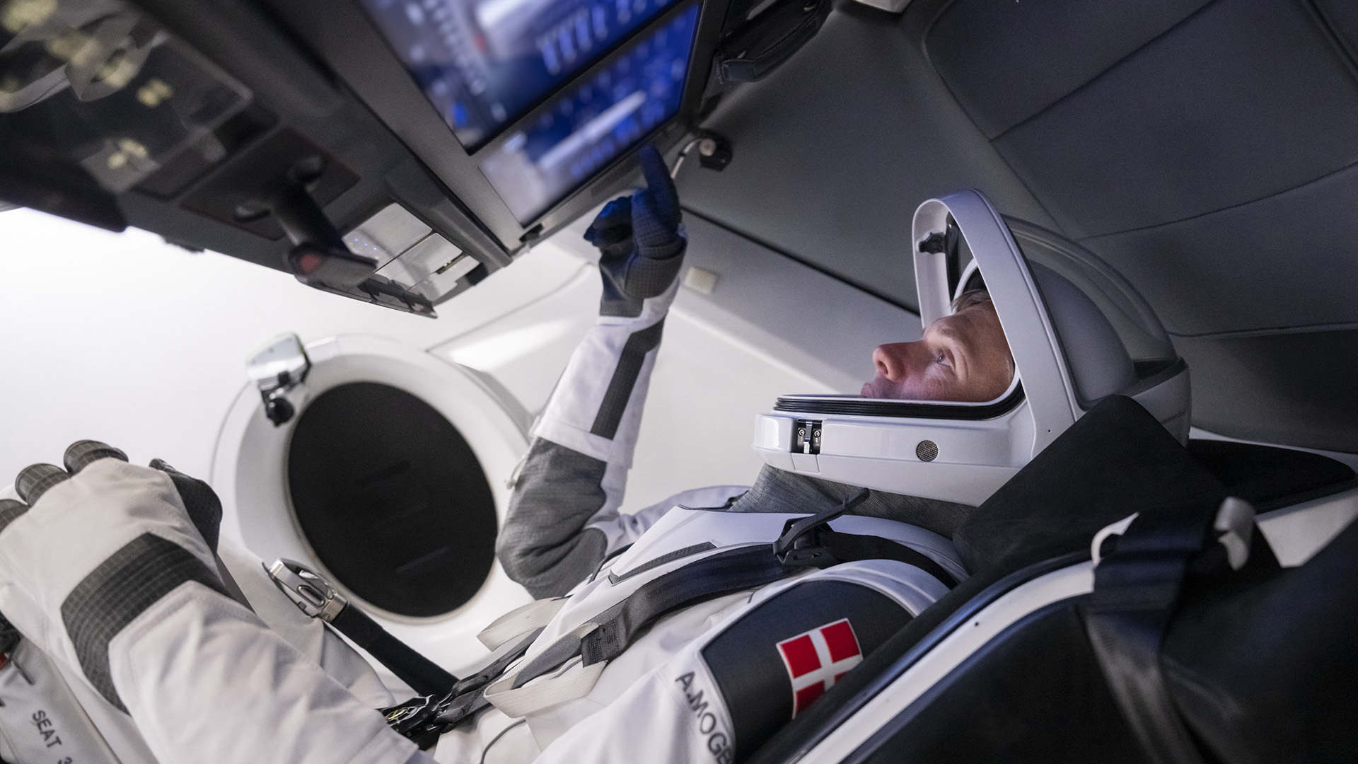 The Astronauts Inside Spacecraft